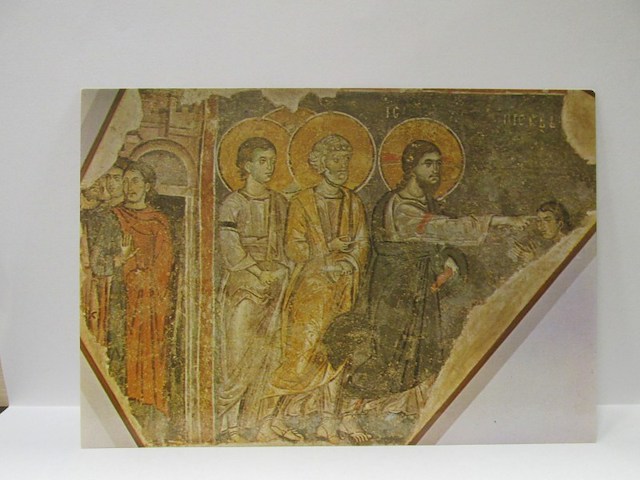 IZLEČENJE SLEPOG - Bogorodica Ljeviška, XIII vek