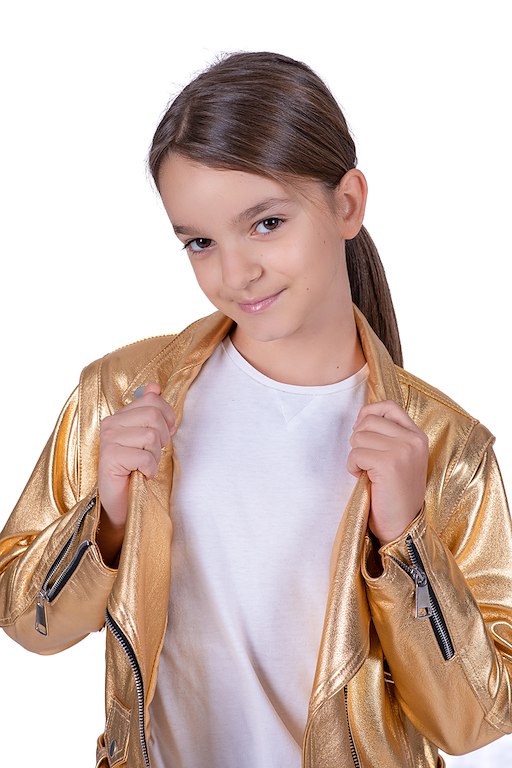 GOLD THANA LEATHER JACKET