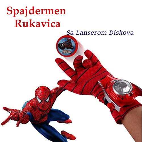 Fenomenalna Spajdermen rukavica za male superheroje – Sa lanserom diskova