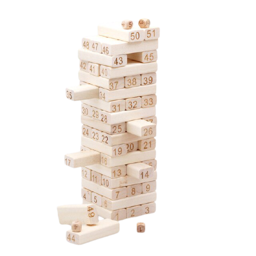 Jenga 51 – Drveni Toranj – Igra za celu porodicu