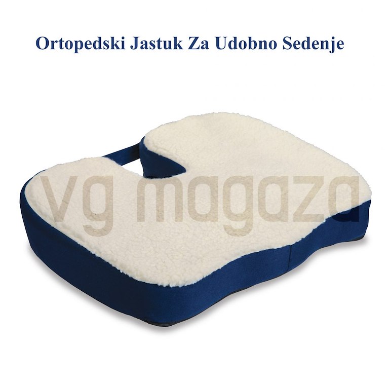 Ortopedski jastuk za udobno sedenje od memorijske pene