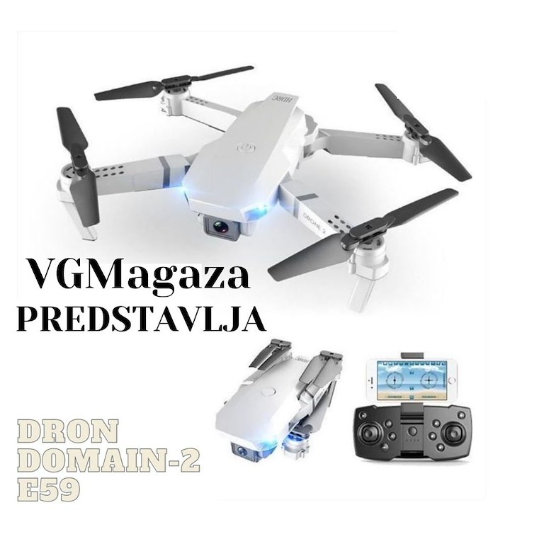 Vrhunski trenažni dron Domain-2 E59 Infinity – Visoko otporan