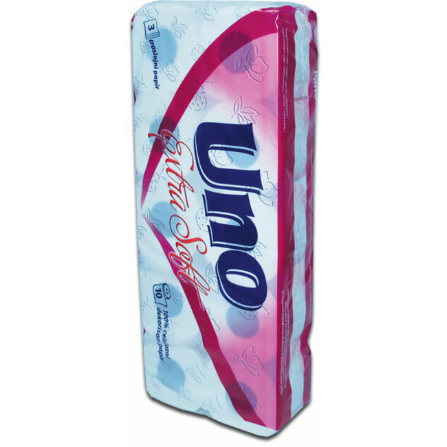 Toalet papir Uno 10 rolni extra soft troslojni