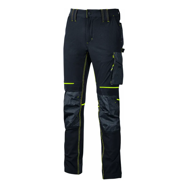 Radne pantalone ATOM crno/žute - U-Power