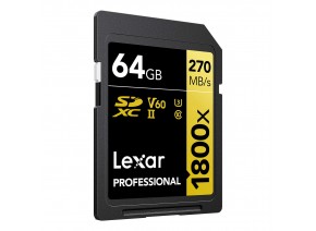 Lexar 64GB Professional 270MB/s 1800x UHS-II