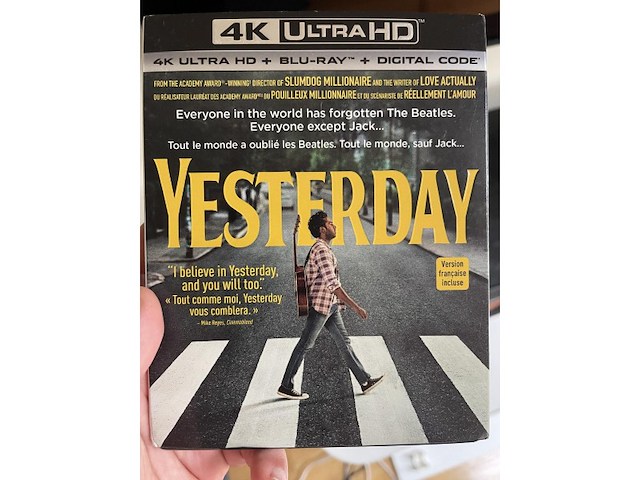 Yesterday 4k blu ray