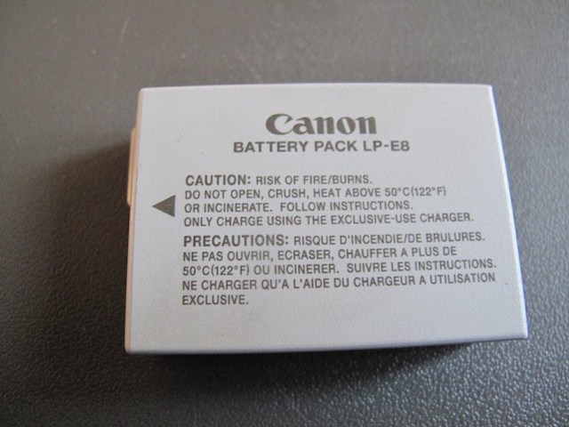 Canon LP-E8 originalna baterija