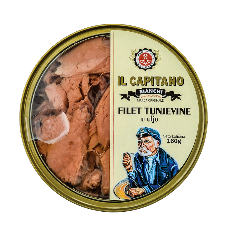 Il Capitano tunjevina fileti u ulju 160g il capitano