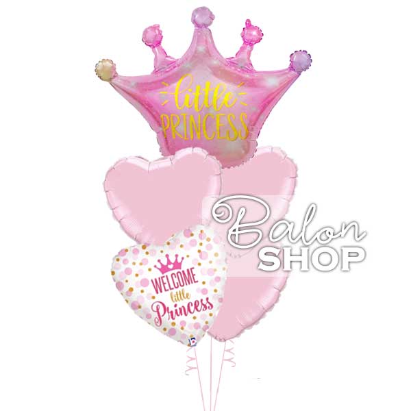 Welcome little Princess buket balona