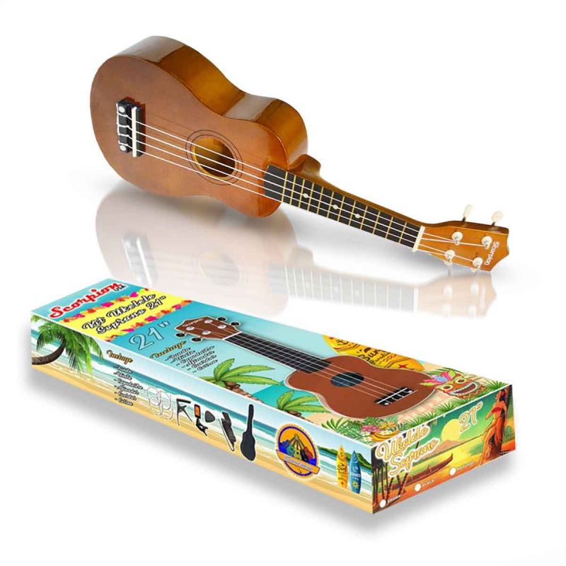 Scorpion Ukulele Set Soprano 21" SCKUK-30S