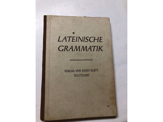 Lateinische Grammatik, Matthias Stehle