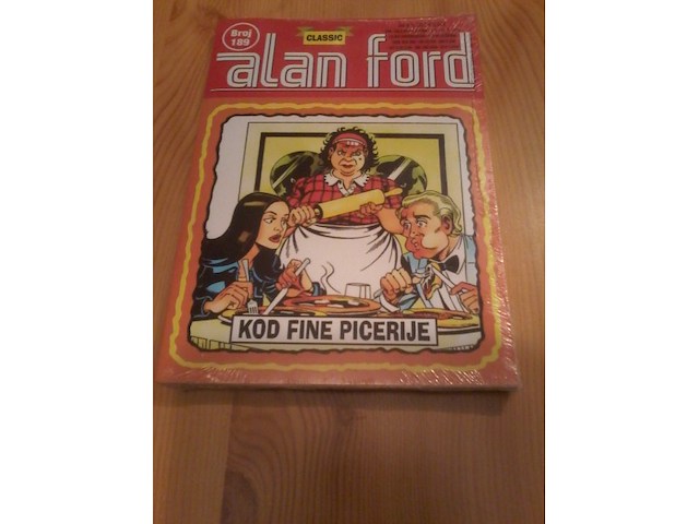 Alan Ford broj 189 Kod fine picerije   celofan
