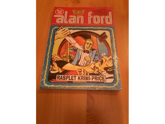 Alan Ford broj 185  Rasplet krimi-priče   celofan