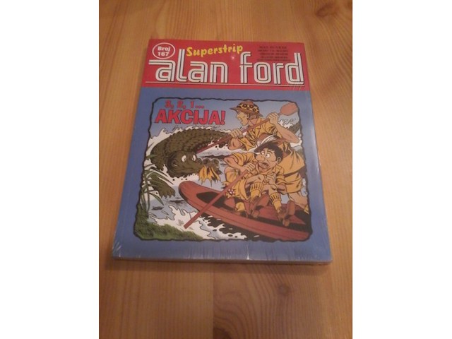 Alan Ford broj 167  3, 2, 1... Akcija!    celofan