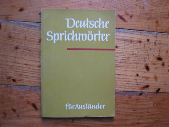 CHRISTA FREY-DEUTSCHE SPRICHWORETER FUT AUSLANDER