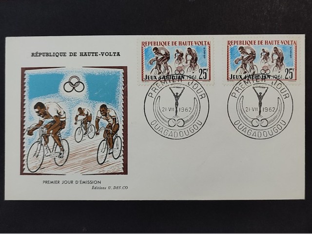 Haute Volta FDC 21.07.1962.