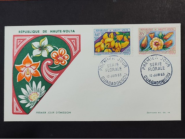 Haute Volta FDC 10.06.1963.