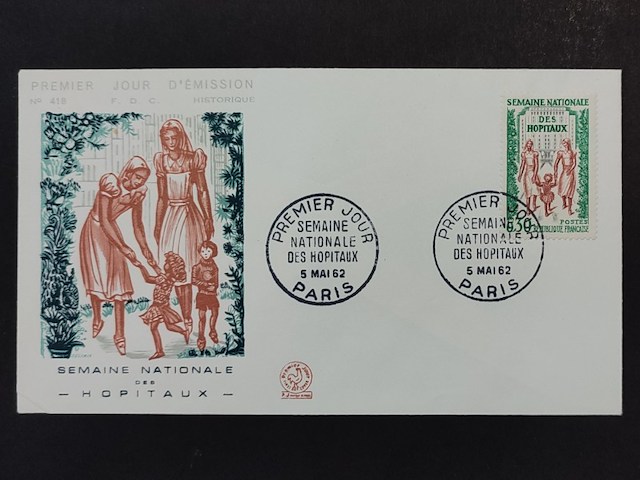 Francuska FDC 05.05.1962.