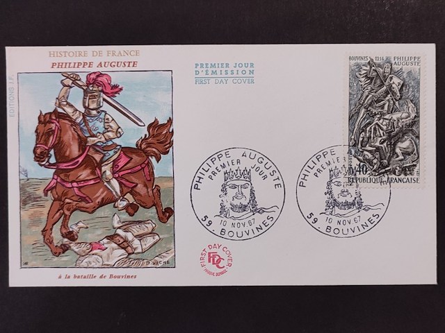 Francuska FDC 10.11.1967.