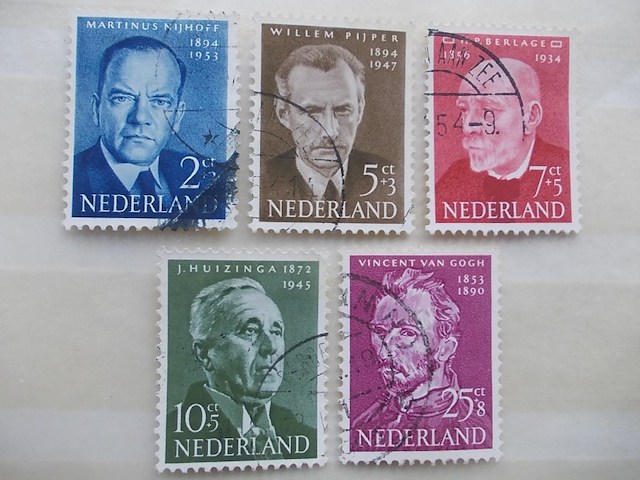 NEDERLAND 1954 KOMPLET SERIJA