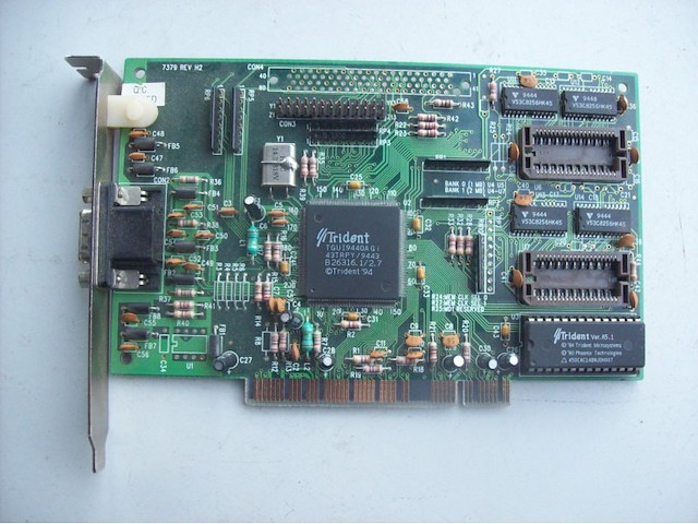 Retro Trident pci kartica 1 mb - windows 98