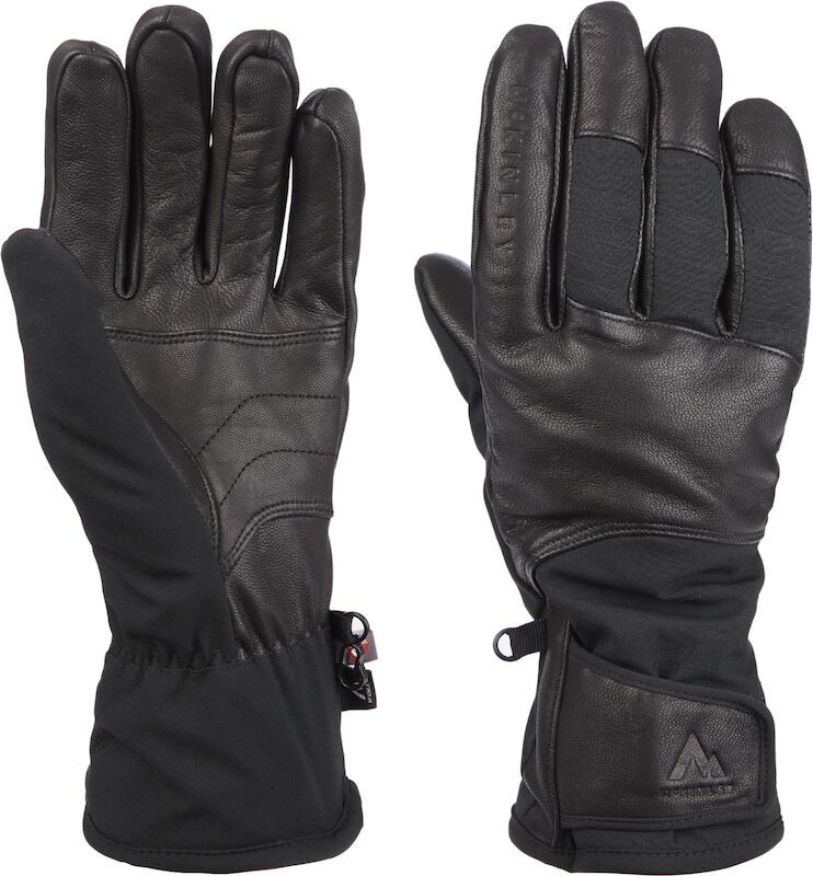 McKinley DAVIS II UX, rukavice za skijanje, crna