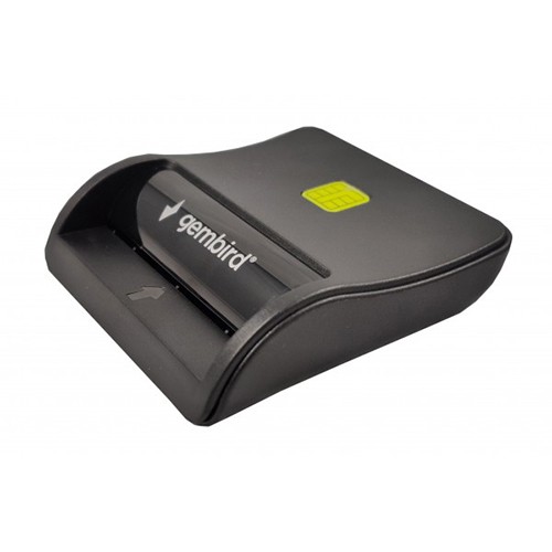 Gembird Smart card reader USB 2.0 čitač lične karte, saobraćajne, platnih kartica | GMB-CT400