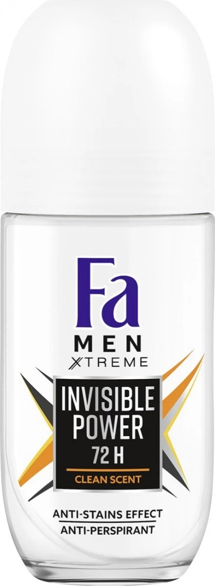 FA ROLL-ON MEN 50ML INVISIBLE POWER DRY