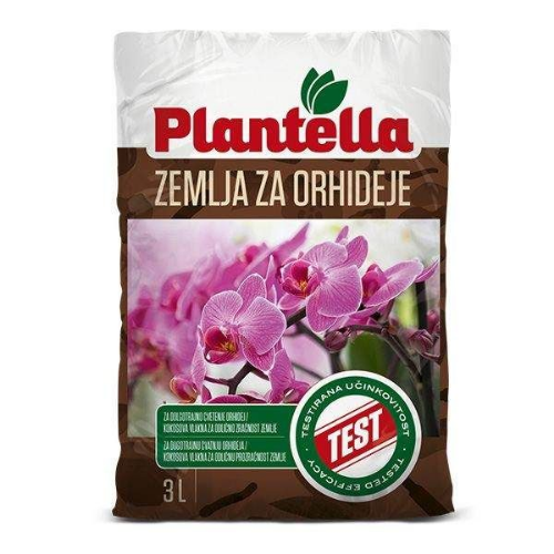 Zemlja za orhideje 3l Plantella