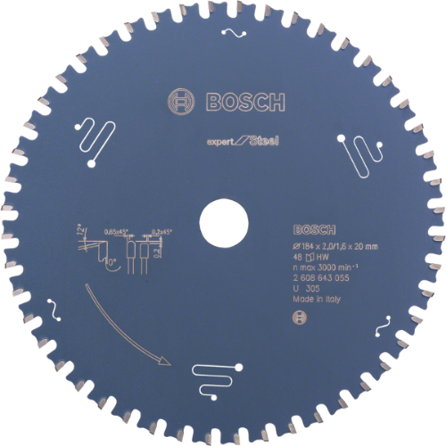 Bosch list testere kružni za čelik 184mm 48T Expert