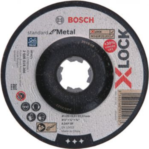 Bosch brusna ploča izvijena X-LOCK Standard za Metal 6mm