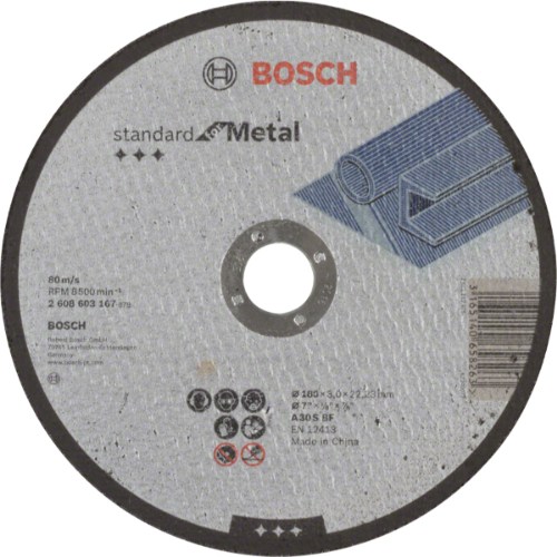 Bosch ploča rezna ravna za metal standard 3mm
