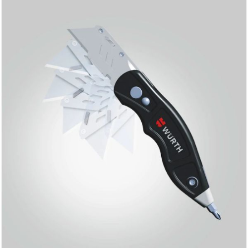 Wurth nož sa trapez sečivom - set umetaka
