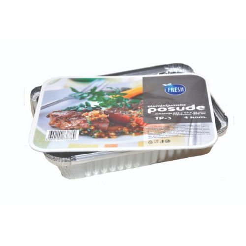 Fresh Posuda sa poklopcem aluminijumska TP-3; 4/1 1100ml