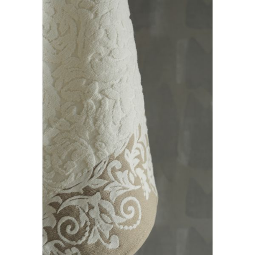 Dekordom Jacquard peškir FLORAL 70X140 - Ivory