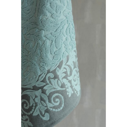 Dekordom Jacquard peškir FLORAL 70X140 - Turquoise