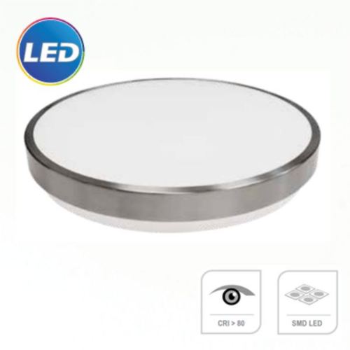 LED plafonjera metalni prsten 24W/pMR/4000K