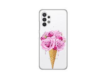 Maskica Silikonska Print Skin za Samsung A325F Galaxy A32 4G (EU) Rose Cone