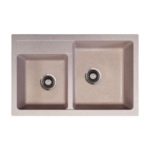 Metalac granitna sudopera xQuadro Plus 2D 780x500 Beige