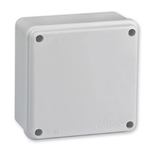Aling-Conel kutija razvodna na zid 100x100x50 IP56 ABS G/W 650°C, siva