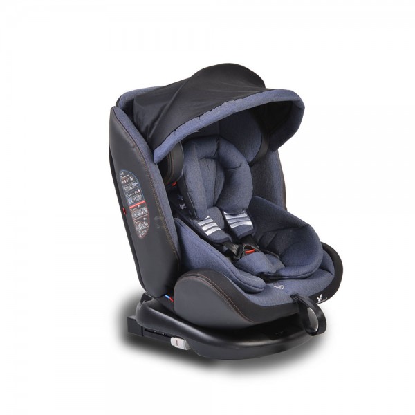 Autosediste za decu PILOT, Isofix (0-36kg), Cangaroo, Denim