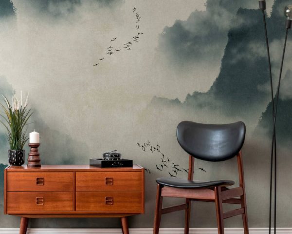 LIVINGWALLS WALLPAPER «BLACK, GREY, WHITE» 382461