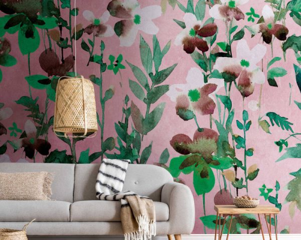 LIVINGWALLS WALLPAPER «FLORAL, COLORFUL» 382731