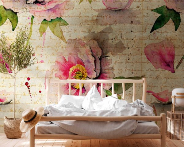 LIVINGWALLS WALLPAPER «FLORAL, COLORFUL» 382761