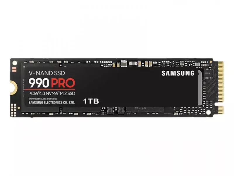 SAMSUNG 1TB M.2 NVME SSD, 990 PRO SERIES (MZ-V9P1T0BW)