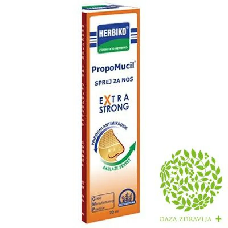 HERBIKO PROPOMUCIL SPREJ ZA NOS EXTRA STRONG 20ml