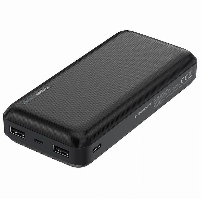 Prenosna Eksterna baterija, power bank Gembird PB20-02, 20000mAh