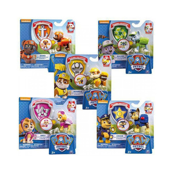 Paw Patrol akciona figura i znacka