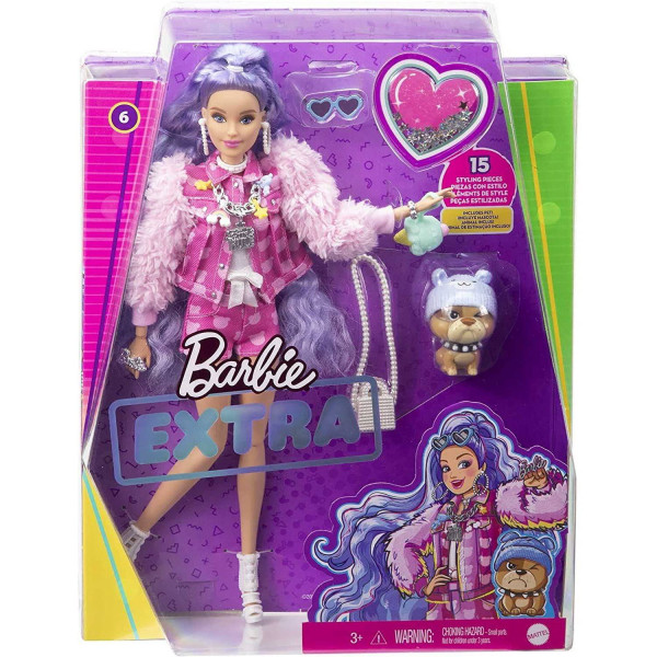 Barbie extra - ljubicasta kosa