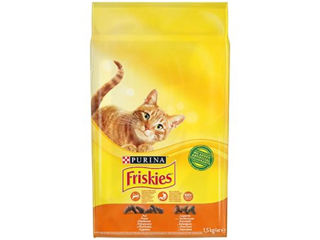 Friskies Hrana za mačke Cat Adult Piletina i povrće 1.5kg